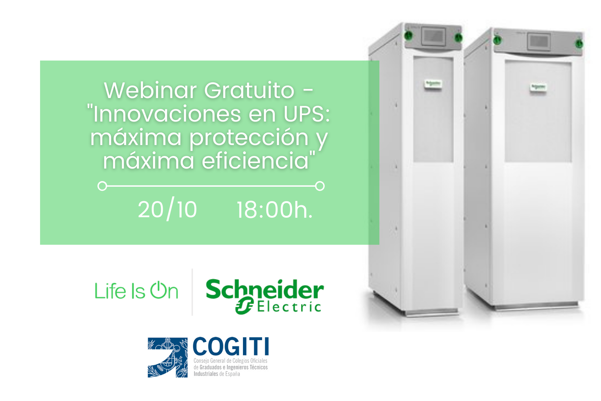 Webinar Gratuito - "Innovaciones en UPS: máxima protección y máxima ...